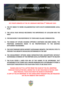 JPC MEETING 06.02.2023 – ACTION POINTS IN PREPARATION OF THE RESPONSE ...